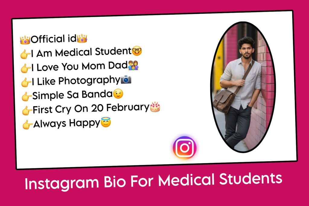 180+ Best Instagram Bio For Medical Students (2026) - yarohindi.com
